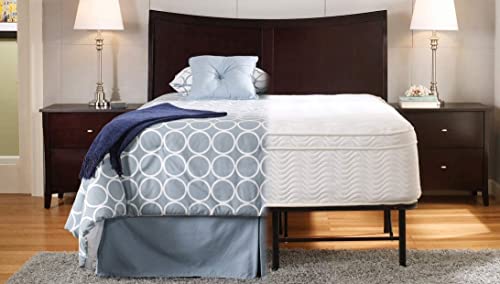 Boyd Sleep Bonus Base Metal Mattress Foundation, 18" Height, Black, Queen