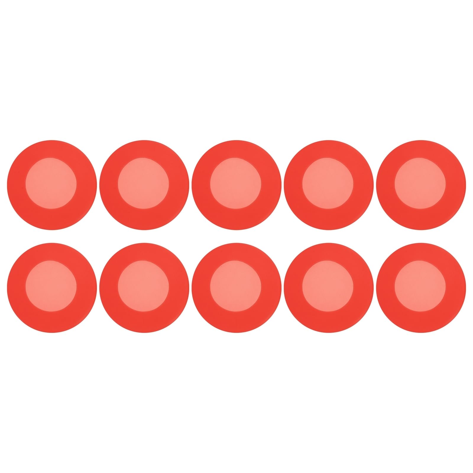 Baluue 10pcs Spare Parts Replacement Parts Silicone Cover for Accessories Kit Red