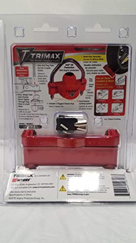 Trimax UMAX25D Universal Dual Purpose Narrow Body Trailer Coupler and U-Lock