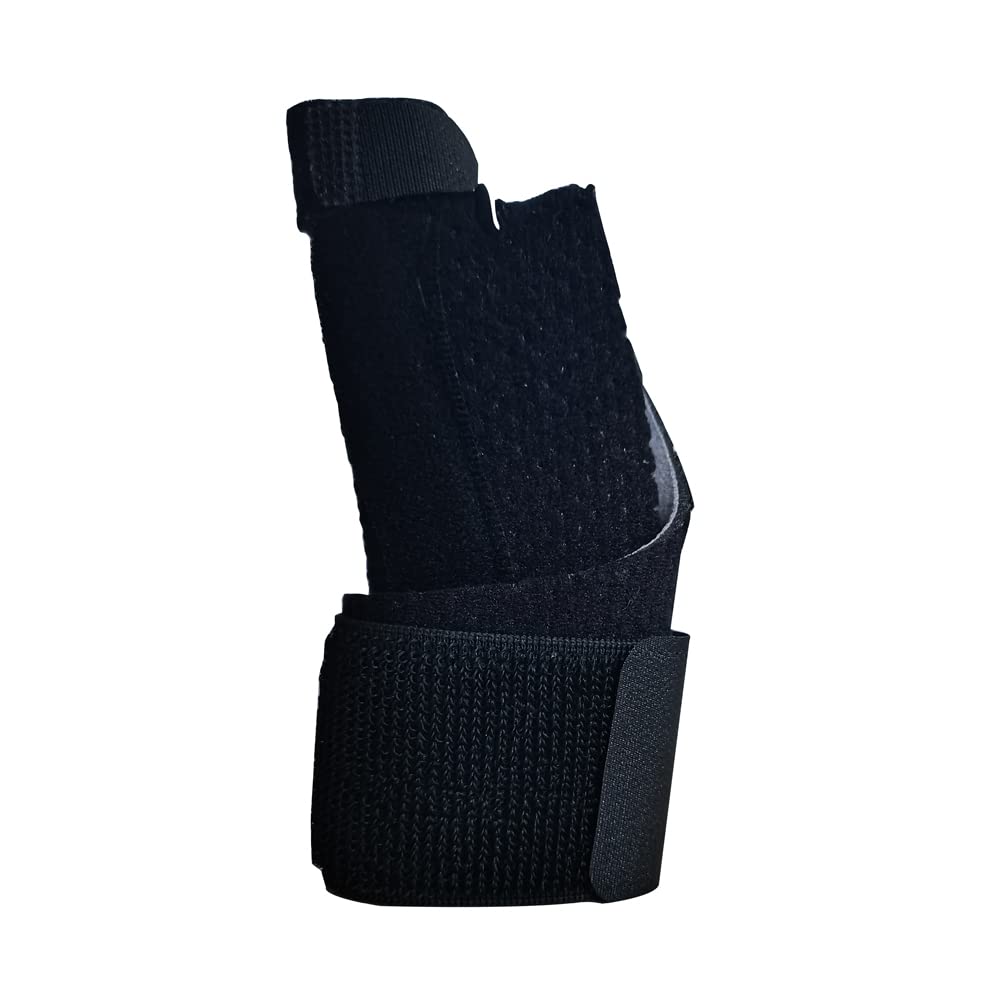 AMABAZR Thumb Splint Brace - Reversible Thumb & Wrist Stabilizer Splint for BlackBerry Thumb, Trigger Finger, Pain Relief, Arthritis, Tendonitis, Sprained and Carpal Tunnel Supporting, Lightweight