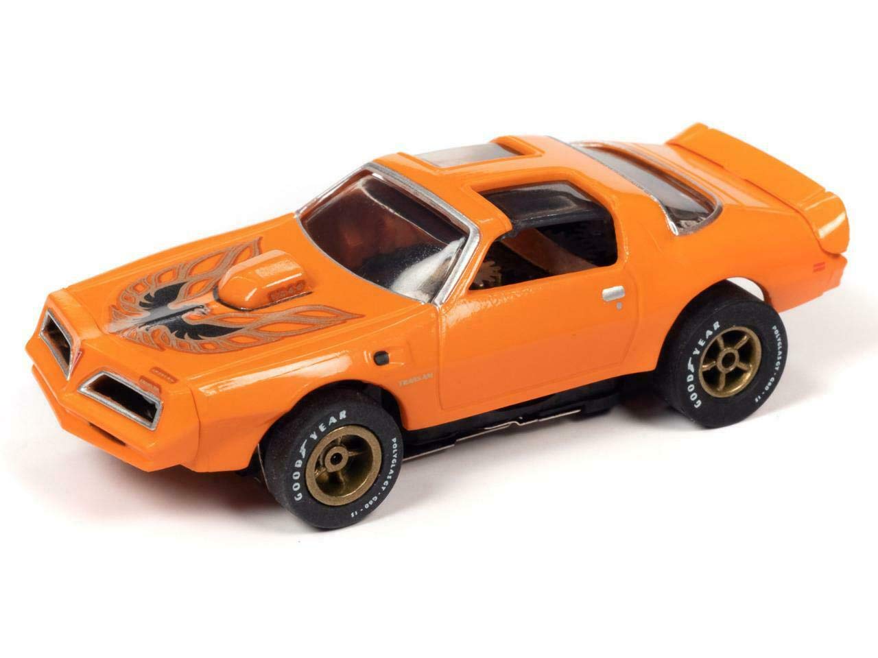 Auto World SC354-5O Xtraction 1977 Pontiac Firebird HO Scale Slot Car Orange