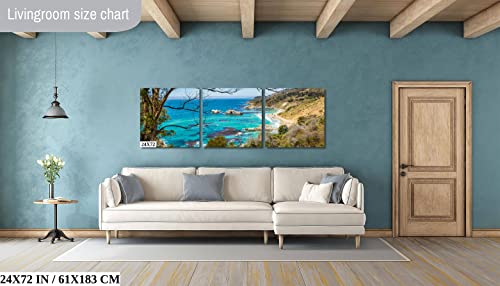 Big Sur Ocean Seascape Photo Wall Art Decor (Paper Print, 8x10 inches)