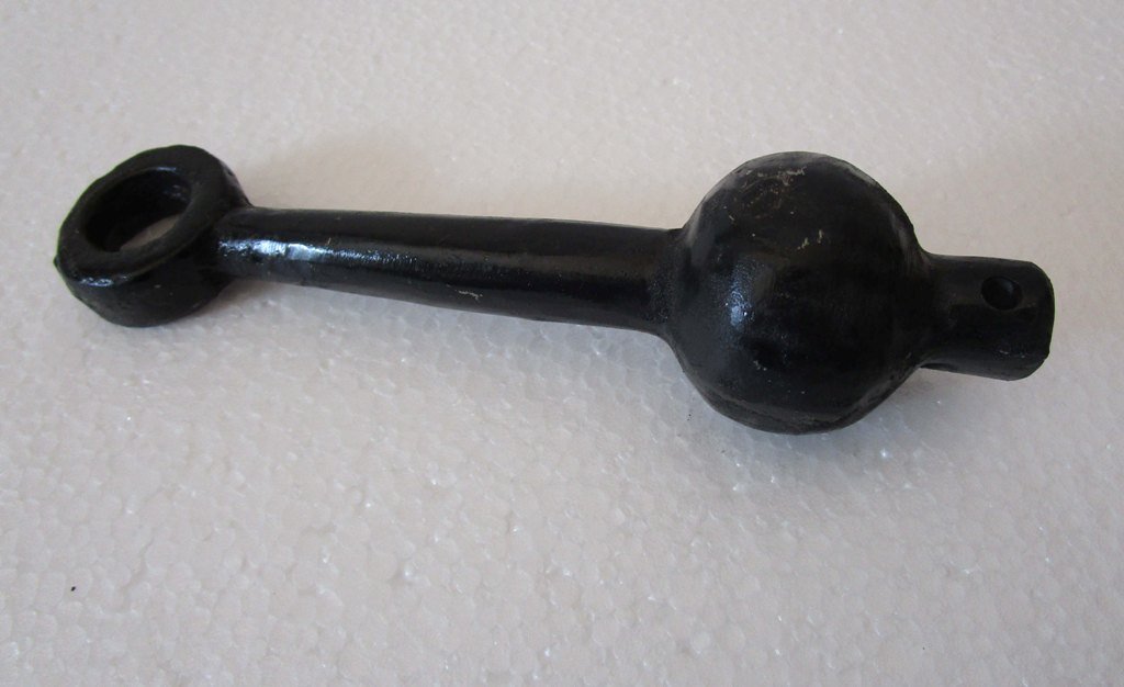 Brass Bell Clapper - Great Sounding - Temple/Church/Religious/Traditional/School/Collage : (Cast Iron : Length: Approx 6.5 Inches)