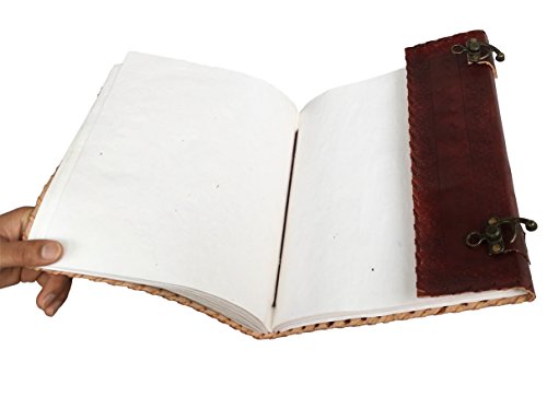 Leather Journal Book Seven Chakra Medieval Stone Embossed Handmade Book of Shadows Notebook Office Diary College Book Poetry Book Sketch Book 10 x 13 Inches