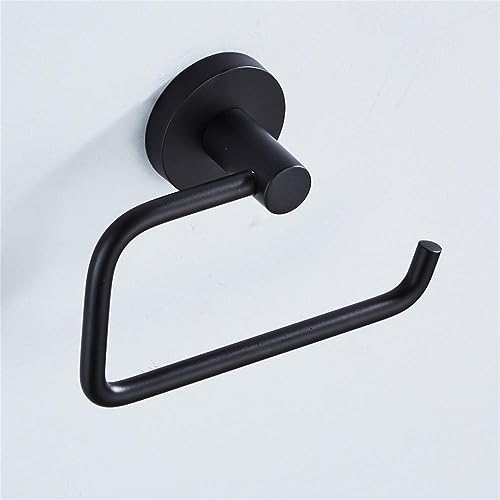Bathroom Hardware Set Black Toilet Paper Holder Towel Holder Robe Hook Ring Bathroom Accessories,Toilet Paper Holder