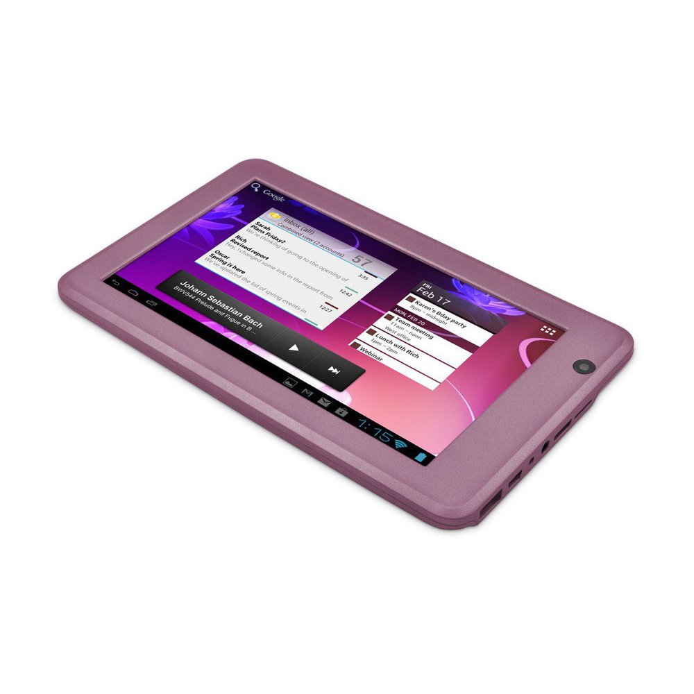 Ematic eGlide Steal 7 Capacitive Touch Screen Internet Tablet with Android 4.0