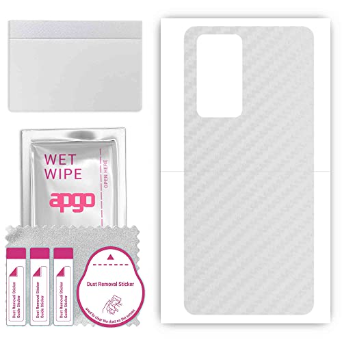 apgo Skin Sticker Film foil Vinyl for The Back for Oppo Reno 6 Pro+ 5G Transparent Carbon