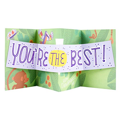 Hallmark Grandparents Day Greeting Card from Grandchildren or Kid (Pop Up Banner for Best Grandparent)