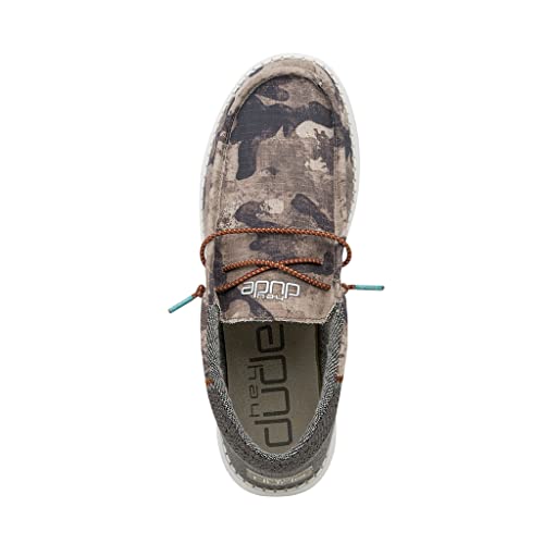 Hey Dude Men's Wally Baja Beachcomber Size 11 | Men's Shoes | Men's/Women's Lace Up Loafers | Comfortable & Light-Weight