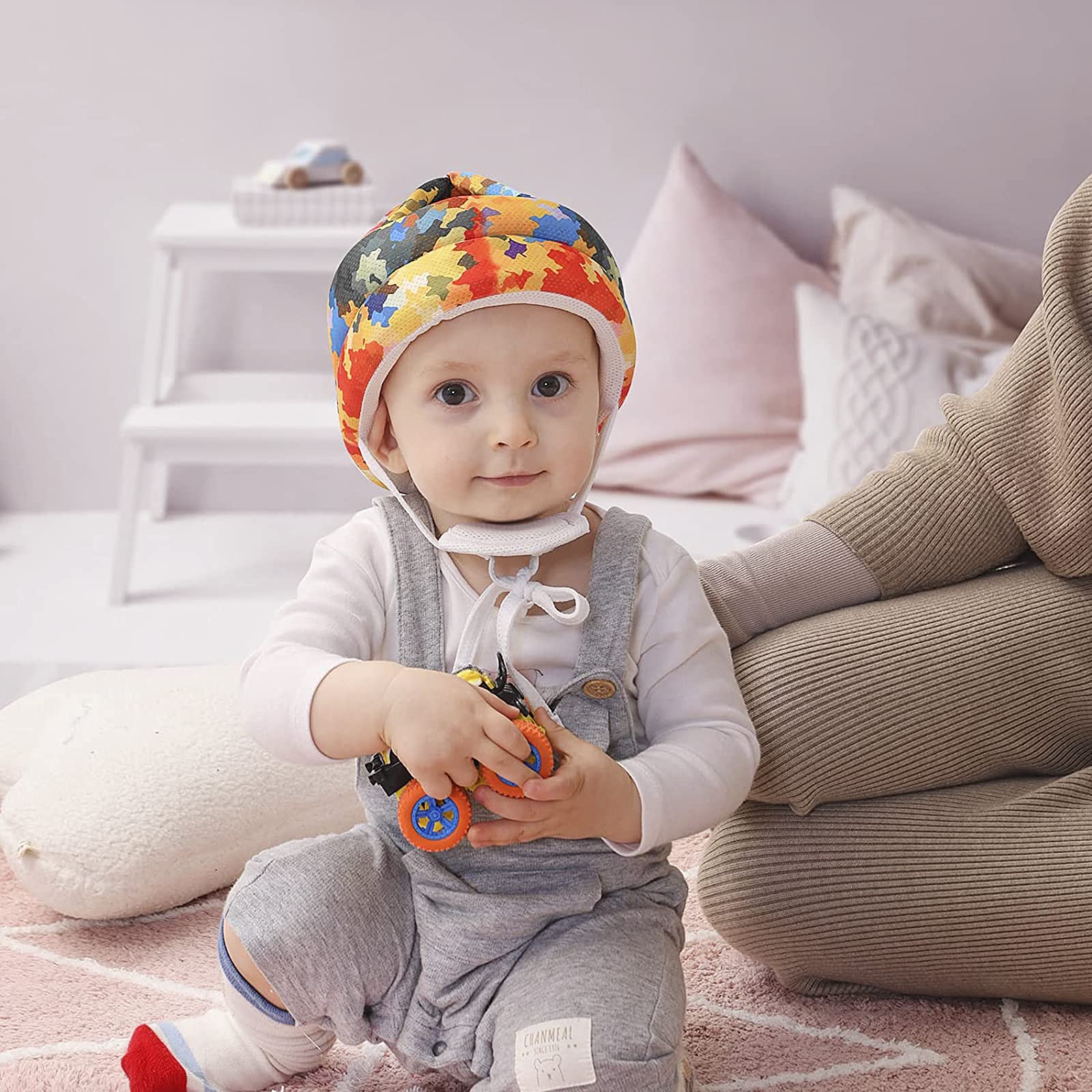 Baby Safety Support Helmet Toddler Adjustable Head Protector Hat Infant Breathable Bumper Headguard Cap for 6 Month to 8 Year
