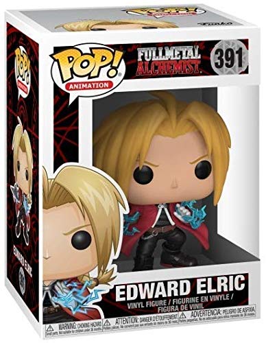 Funko POP Full Metal Alchemist - Edward Elric Pop! Vinyl Figure (Bundled with Compatible Pop Box Protector Case), Multicolor, 3.75 inches