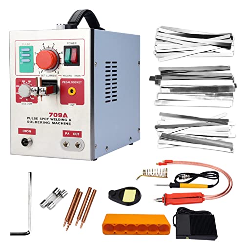 Battery Spot Welder, 3.2kW DIY Spot Welding Machine, with Welding Pen and Foot Pedal, for Battery Pack, 18650 Lithium Battery, etc
