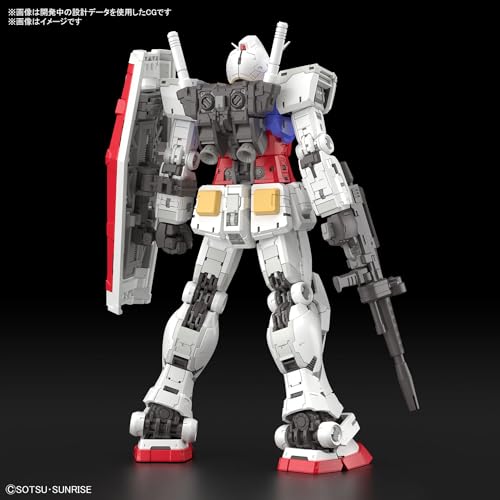 Bandai Hobby - Mobile Suit Gundam - RX-78-2 Gundam ver. 2.0, Bandai Spirits RG 1/144 Model Kit