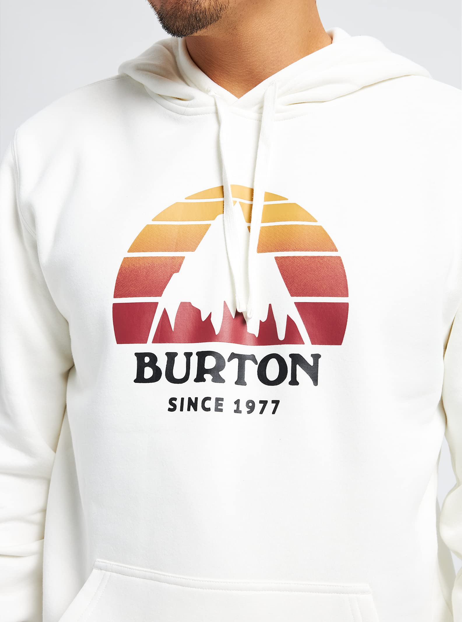 Burton Men's Standard Underhill Pullover Hoodie, Stout White, XX-Small