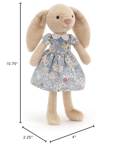 Jellycat Lottie Bunny Floral Stuffed Animal, 11 inches | Rabbit & Bunny Plush Toy | Classic Children's Gift