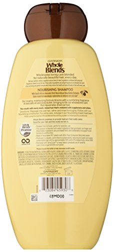 Garnier Whole Blends Nourishing Shampoo with Avocado and Shea Butter Extracts for Dry Hair, 22.0 Fl Oz