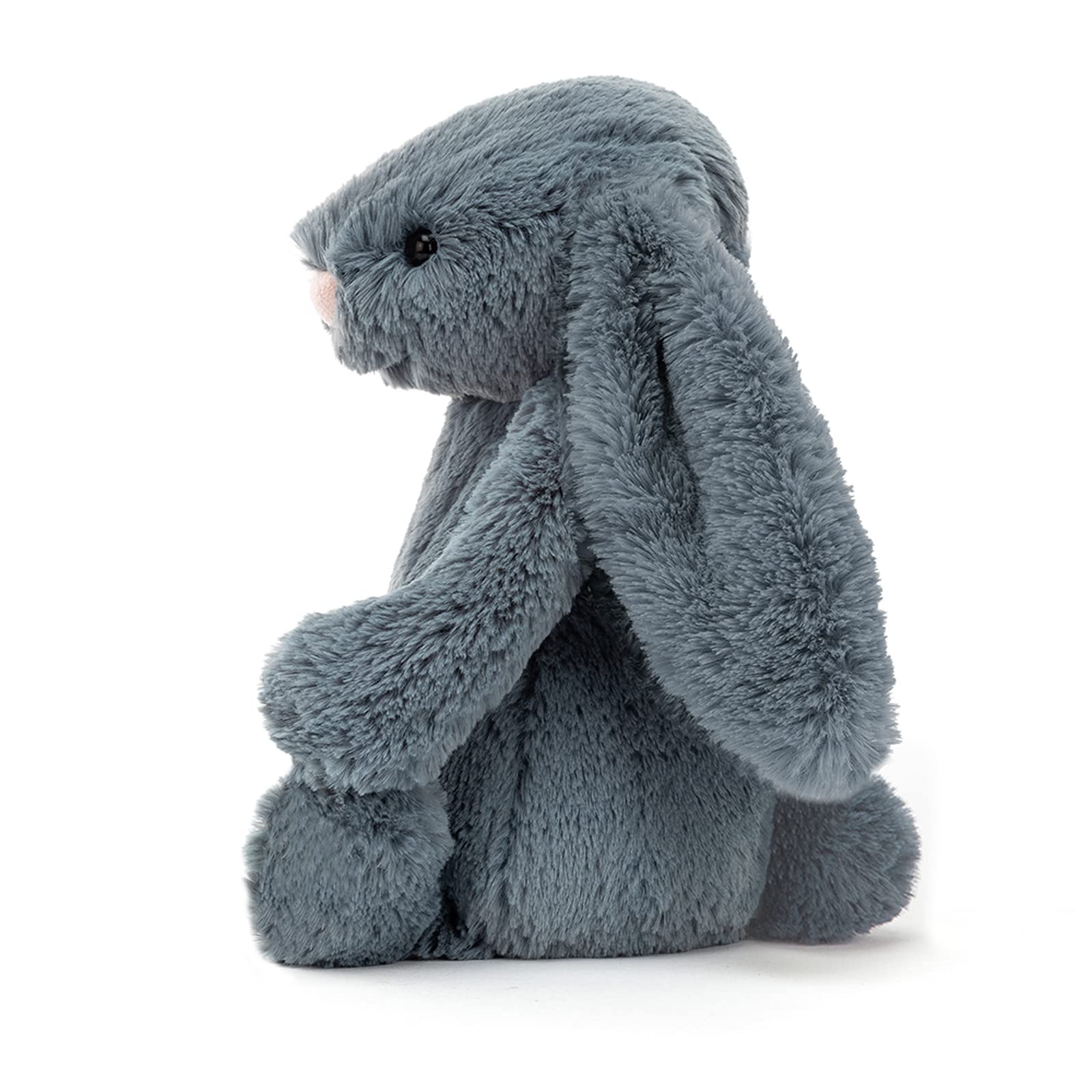 Jellycat Bashful Dusky Blue Bunny Stuffed Animal, Medium