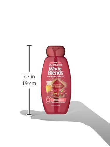 Garnier Whole Blends Color Care Shampoo and Conditioner Set with Argan Oil and Cranberry Extracts, 12.5 Ounces each