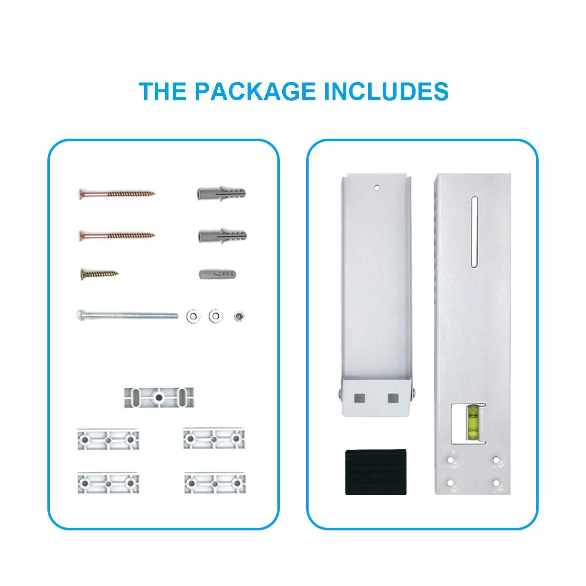 Air Jade Window Air Conditioner Bracket, Up to 85 lbs, Designed to Fit 5,000 to 12,000 BTU Sized Small Unit, Light Duty Universal AC Support Brackets (S)