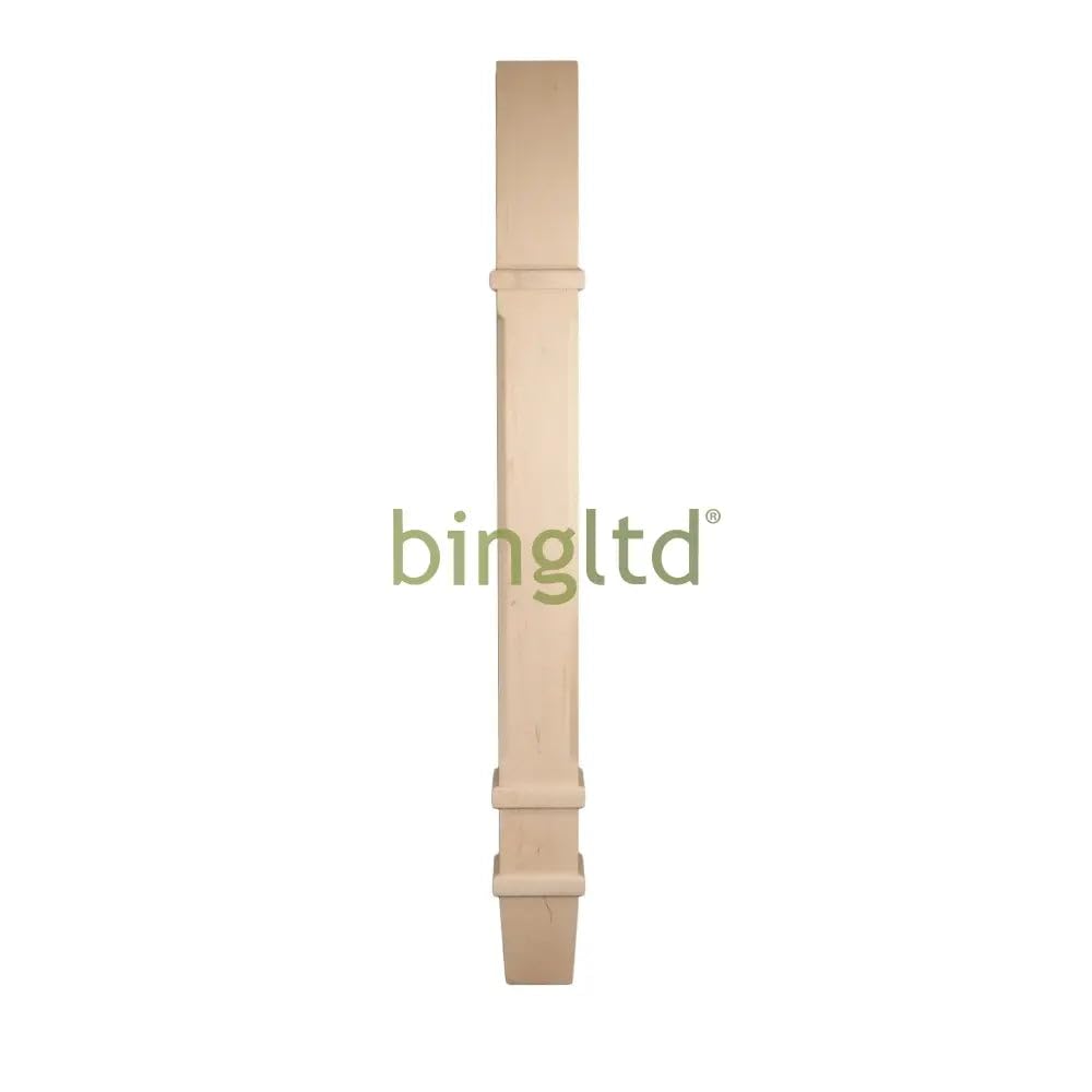 BingLTD - 36 in x 3 in Unfinished Maple Hardwood Post - 1 PC (K14350CP-MA)