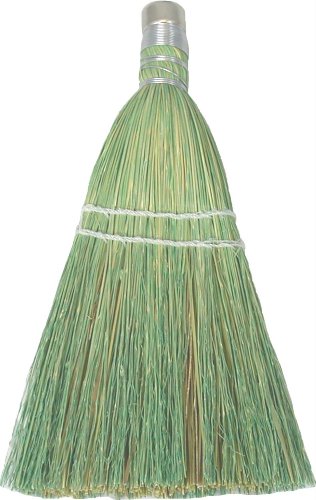 BIRDWELL CLEANING 378-24 Whisk Broom with 10" OAL, Corn and Sotol Fiber