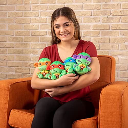 Club Mocchi Mocchi- Teenage Mutant Ninja Turtles Plush β TMNT Michelangelo β Collectible Squishy Turtle Plushies β 6 Inch