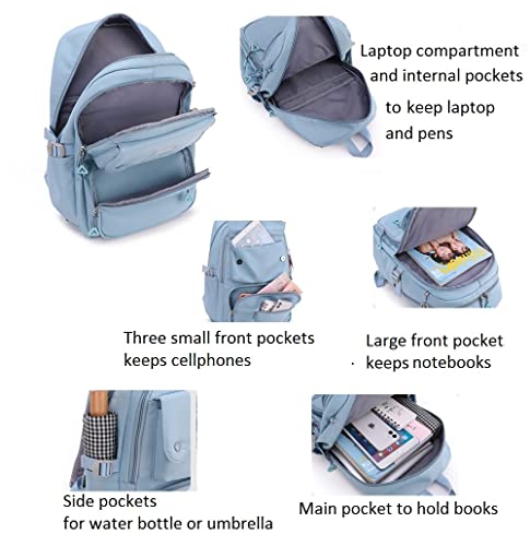 Rolling Backpack for Boys and Girls with Wheels Solid Color Kids Wheeled Bookbag Trolley School Bag for Women