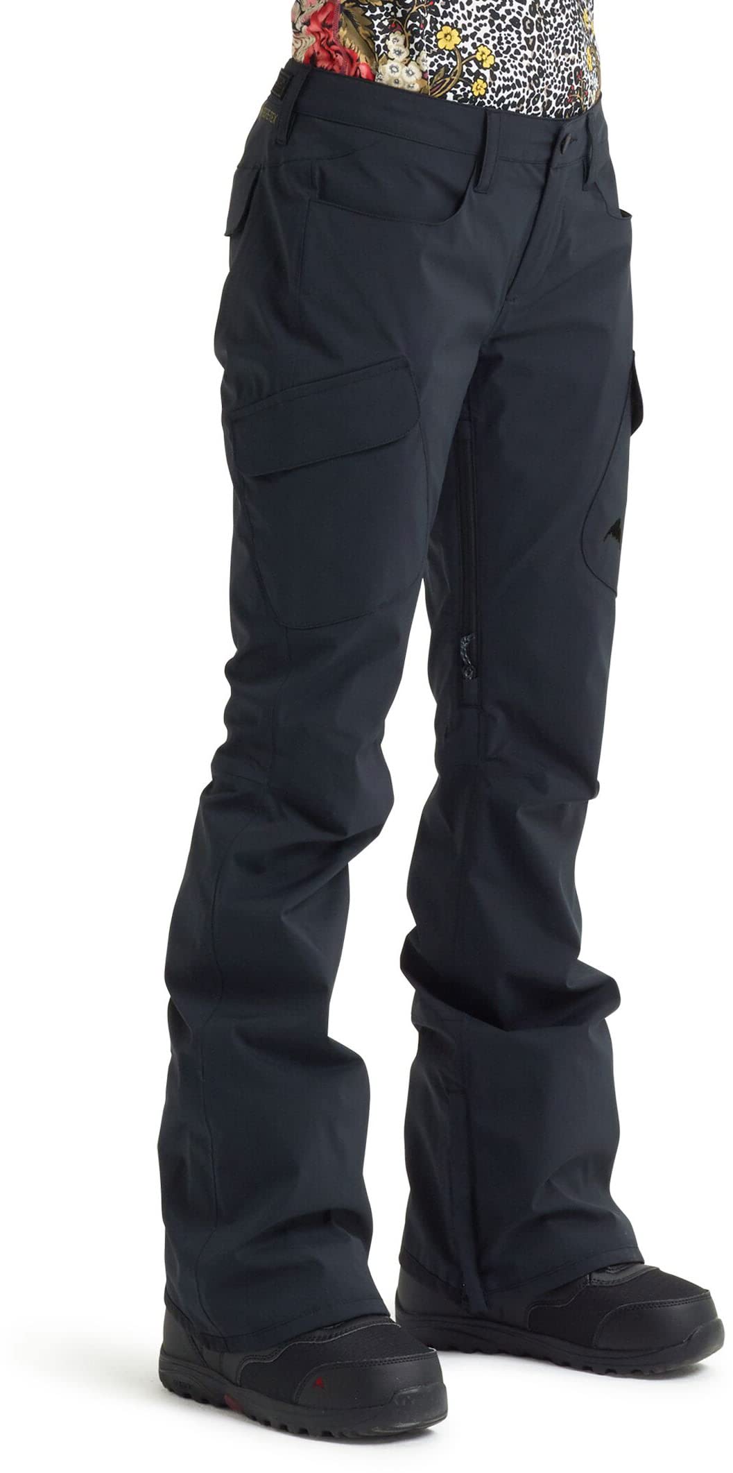 Burton Womens Gore-Tex Gloria Pant, True Black New, Large