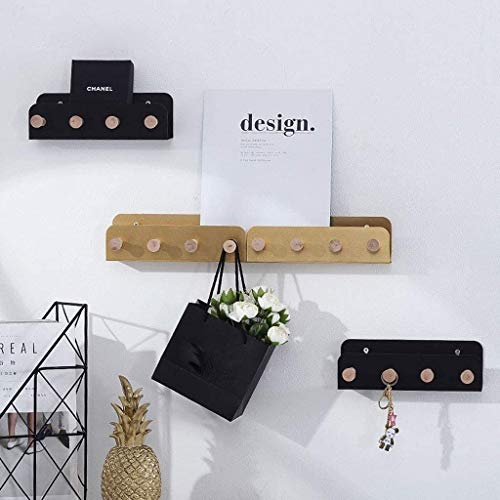 JJZXD The Door Hook Hanger, Over Door Coat Rack with 4 Hooks, Rack for Coat Hat Clothes Towel