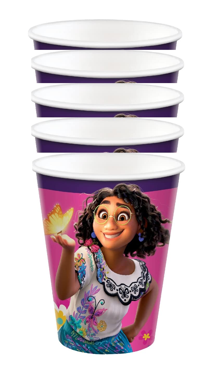 Amscan Encanto Birthday Party Supplies Bundle Pack includes 24 Party Paper Cups