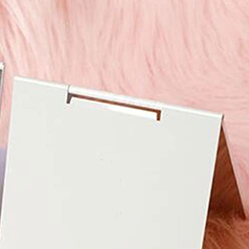 ALUKAP Desk Mirror Portable Makeup Mirror Foldable Rectangular Kawaii Makeup Vanity Folding Hand Mirror Rectang
