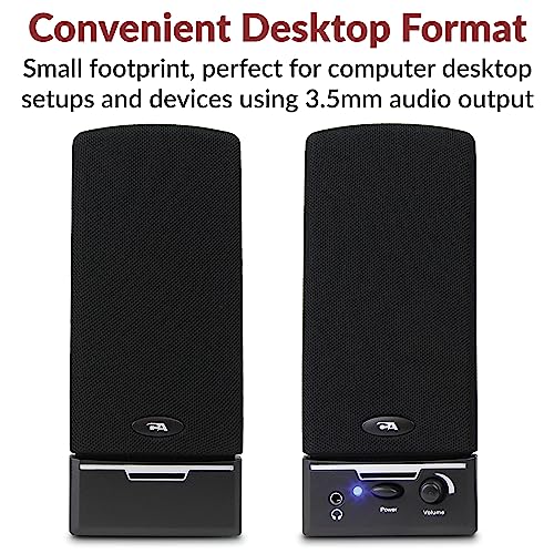 Cyber Acoustics CA-2014 multimedia desktop computer speakers