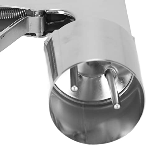 Cylinder Ice Cream Scoop with Trigger, S304 Stainless Steel Cylinder Adjustable Thickness Old Time Ice Cream Scooper Ergonomic Design