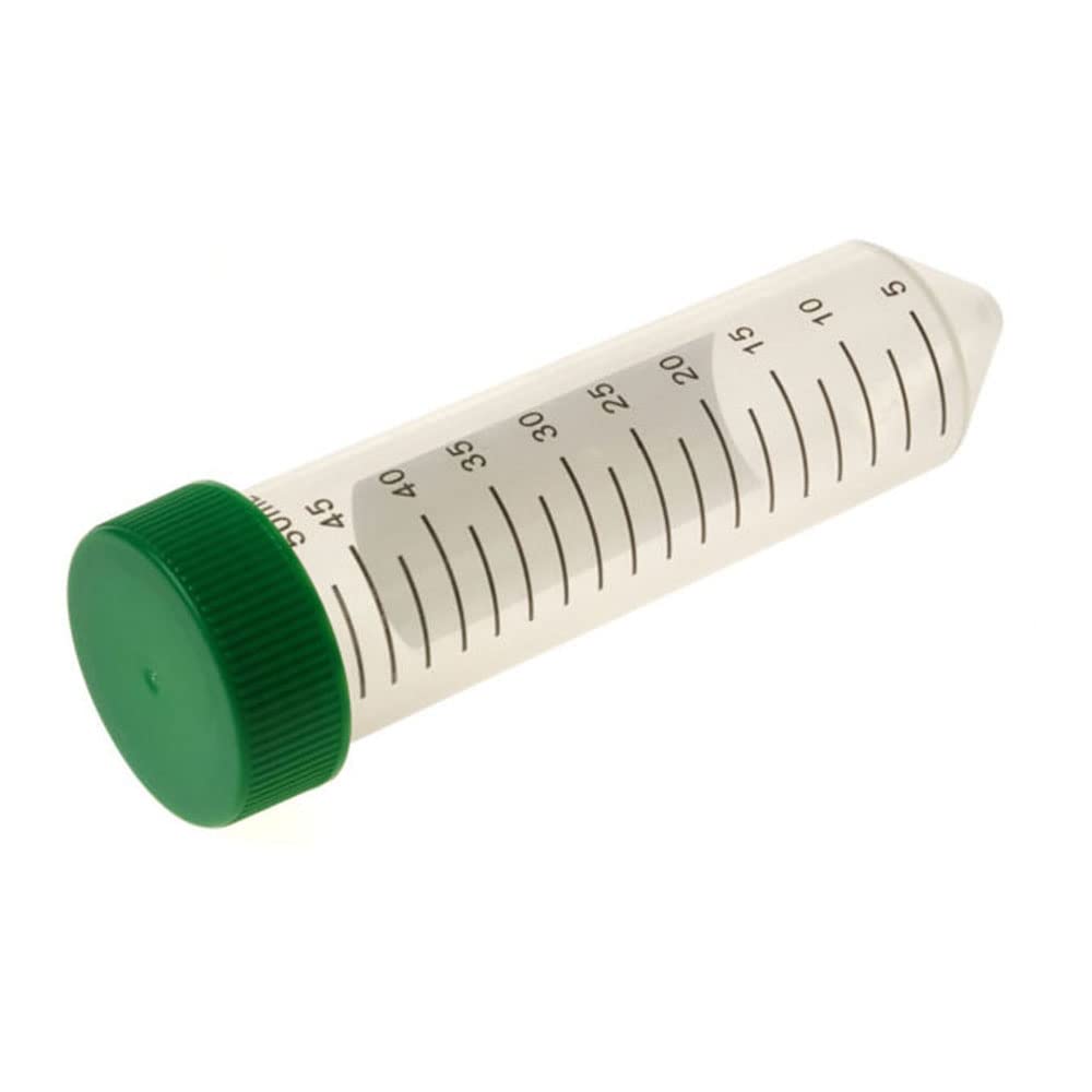 Celltreat 229428 Centrifuge Tube, Sterile, Plastic Rack, 50 mL, Clear (Pack of 300)