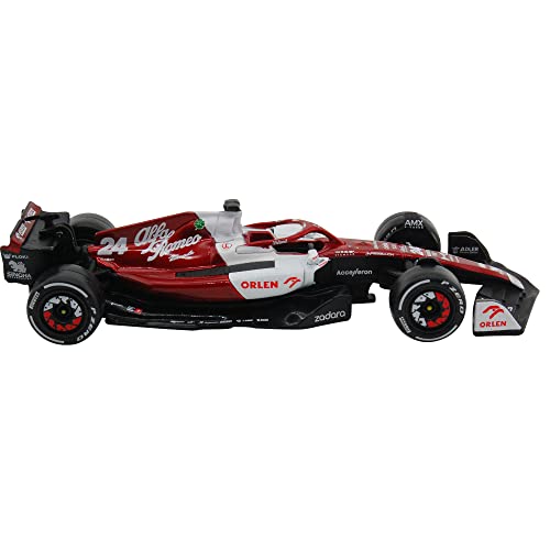 Bburago Alfa Romeo F1 C42#24 Guanyu Zhou 2022 1/43 Diecast Model Car 38067