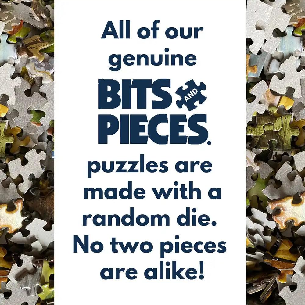 Bits and Pieces β Value Set of Three 500 Piece Jigsaw Puzzles for Adults β Around The Bend, Plain and Fancy, Father's Day Jigsaw Puzzles by Artist John Sloane, Completed Puzzle Size: 18" x 24"