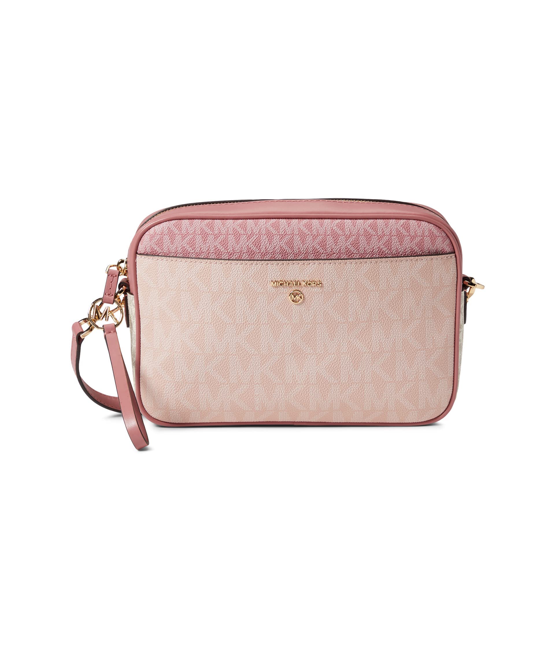 Michael Kors Jet Set Charm Large East/West Camera Crossbody Smokey Rose Multi One Size