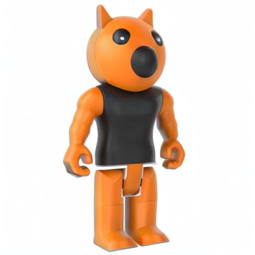 PIGGY Action Figure - Foxy Articulated Buildable Action Figure Toy, Series 1 Collectible