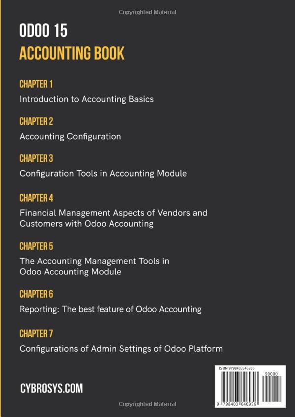 Odoo 15 Accounting Book