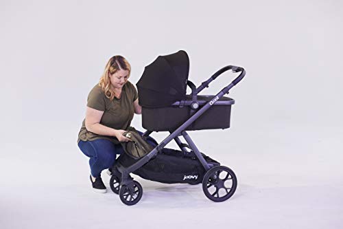 Joovy Portable Stroller Bassinet with Zip Closure, UPF 50 Sun Canopy - Compatible Qool and Caboose RS Strollers (Adapters Sold Separately)