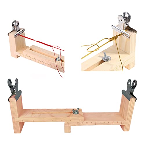 BMIROAMDFE Bracelet Jig Maker Kit Adjustable Wristband Braiding Wooden for Jewelry Making