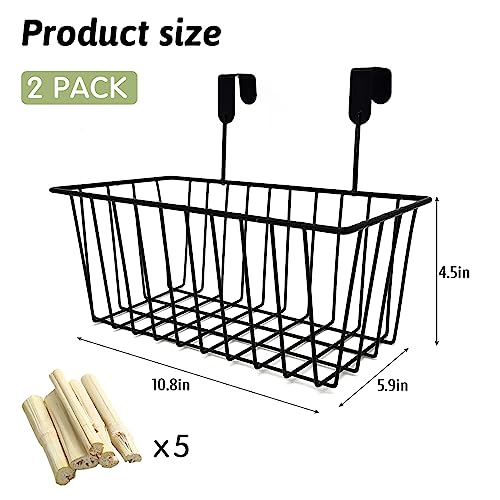 BNOSDM 2 Pack Rabbit Hay Feeder Bunny Hay Holder for Cage Hanging Guinea Pig Hay Rack Mental for Rabbits Bunnies Guinea Pig Chinchilla
