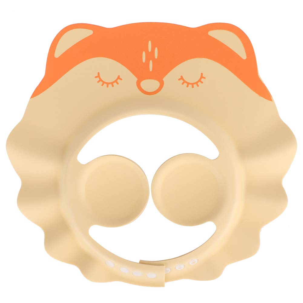 Adjustable Baby Shower Cap Waterproof Shampoo hat for Children Toddler Girls Boys Protecting ears eyes Silicone Bathing Crown.