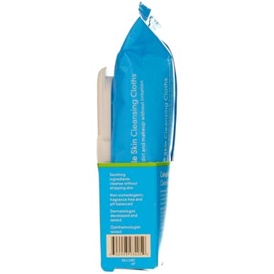 Cetaphil Gentle Skin Cleansing Cloths, 25 sheets (Pack of 4)