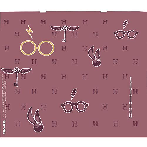 Tervis Harry Potter - Maroon and Gold Glasses Made in USA Double Walled Insulated Tumbler Travel Cup Keeps Drinks Cold & Hot, 24oz Water Bottle, Classic