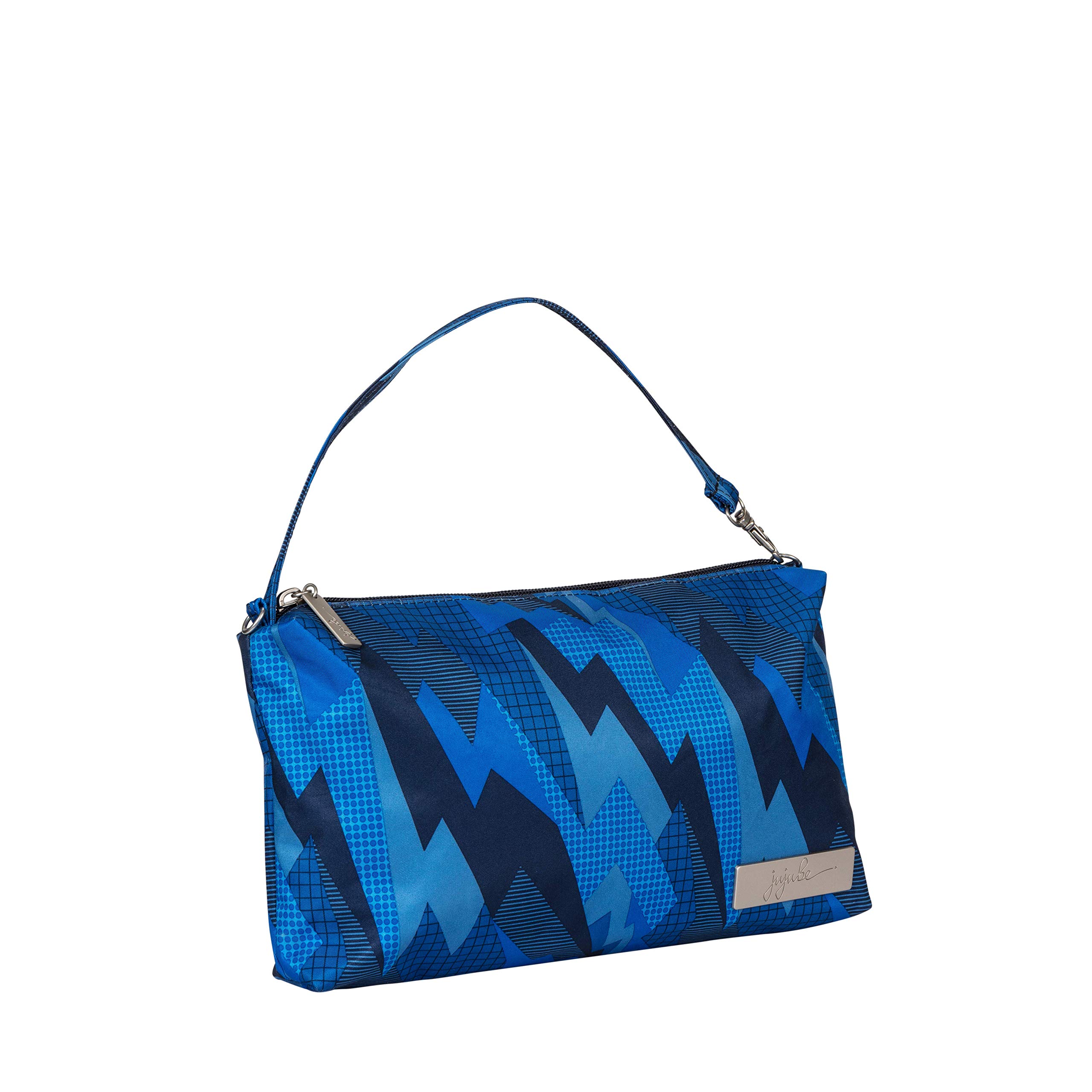 JuJuBe | Be Quick Shoulder Bag/Wristlet Purse Organizer for Travel or Diaper Bag | Blue Steel