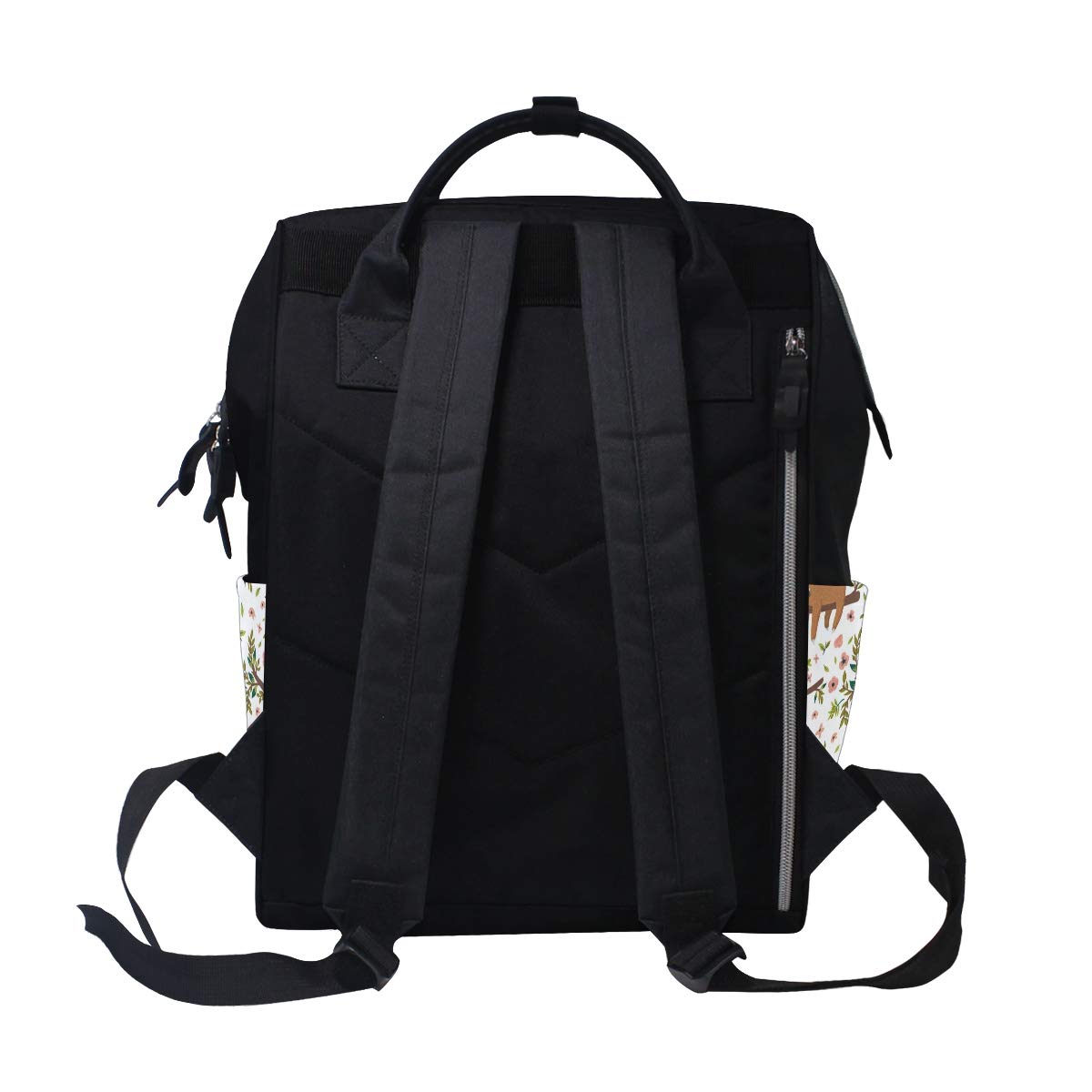 Top Carpenter Diaper Nappy Bag Travel Backpack Mommy Bag Funny Sloth On Tree for Mom Dad, Ideal Gift for New Mommy