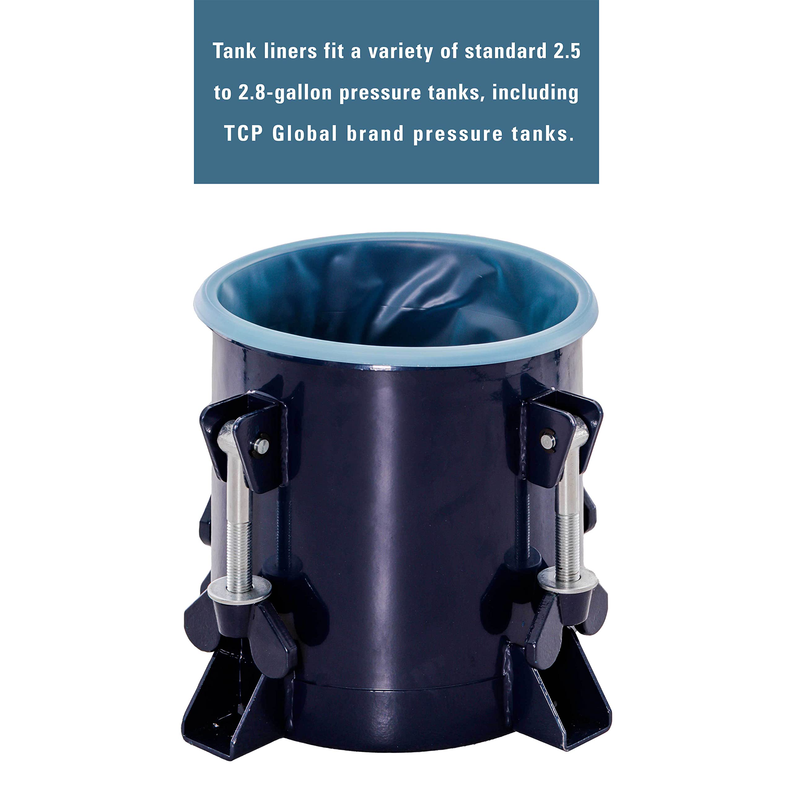 Master Elite 2.8 Gallon Paint Pressure Pot Tank Liners, Pack of 48 - Disposable Liners that Fit Most 2.5 to 2.8 Gallon Tanks, TCP Global Models - Keep Coating Tank Clean