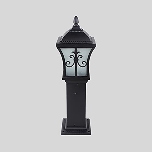 Enlylyog Fashionable Modern Solar Lawn Lamp, Outdoor European Style Home Garden Lamp, Park Landscape Lamp, Antique Garden Waterproof Lawn Lamp