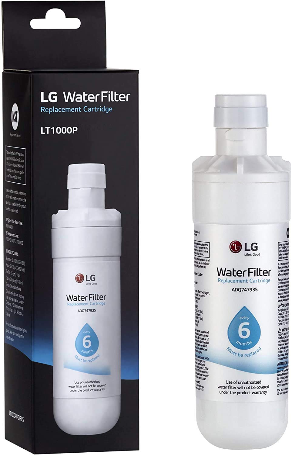 LG LT120F + LT100P Refrigerator Air and Water Filter Bundle